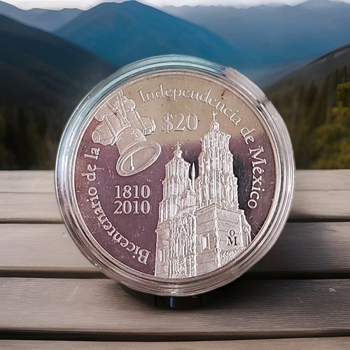 1810-2010 Mexico $20 Pesos Silver Coin, Bi-centenario De La ...