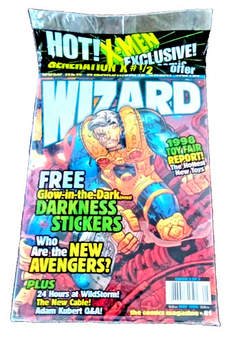 Wizard Comics Magazine #81 Oct 1994 Cover 2 of 2 Factory Sealed NM with ...