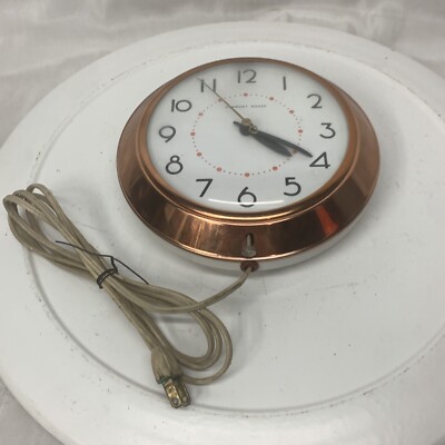 Vintage Ingraham Clock In Collectible Wall Clocks 1930-1969 for sale | eBay