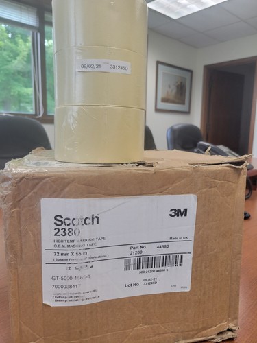 3" X 60 Yards 3M™ 2380 Masking Tape (12 Per/Case) | eBay