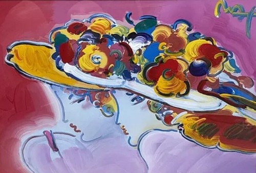 PETER MAX "FRIENDS" MIXED MEDIA | eBay