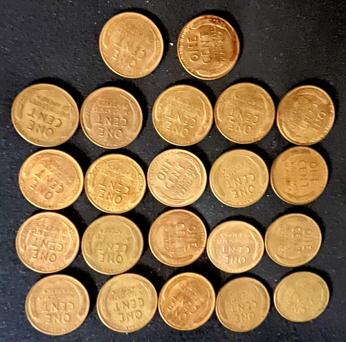 Lot Of 22 Wheat Pennies | eBay