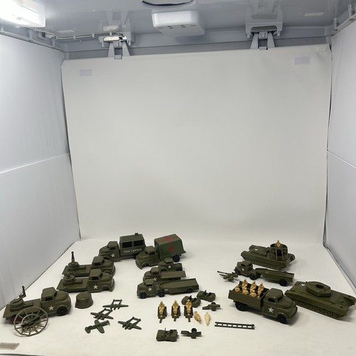 Large Lot Of Vintage PYRO Military ARMY Vehicles 1950's Rare & Hard To ...