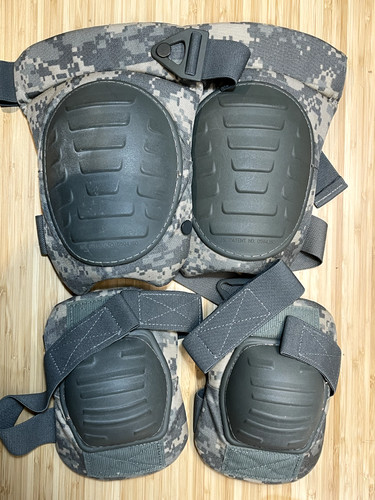 NEW US Military Army Knee & Elbow Pad Set (KEPS) ACU RFI Issue McGuire ...