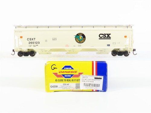 HO Scale Athearn Genesis G4258 CSXT Grain Express 3-Bay Hopper #265123 | eBay