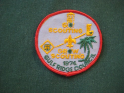 Gulf Ridge Council 1974 Go Scouting Grow Scouting patch RCP | eBay