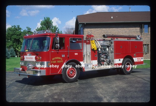 Minooka IL 1982 Pierce Arrow pumper . Fire Apparatus Slide | eBay