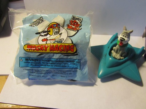 Two Wendys Kids Meal toys-Wacky Racing & Jetson Dog | eBay