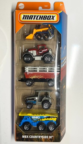 2025 MATCHBOX 5 PACK MBX COUNTRYSIDE IV WITH SKIDSTER-MONARCH MKV ...