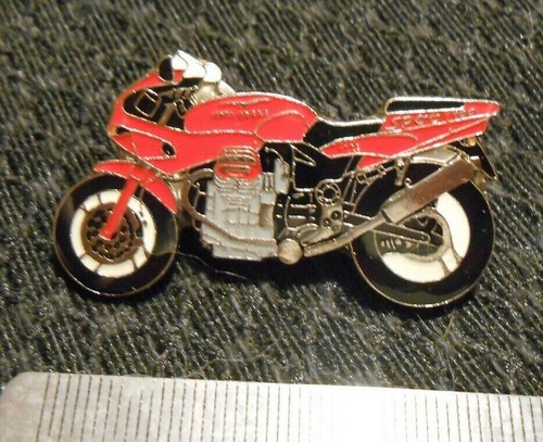 Vintage NOS NEW MOTO-GUZZI 1100 SPORT Motorcycle Enamel Metal Lapel ...