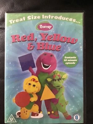 Shelf3 DVD~ BARNEY RED, YELLOW AND BLUE | Grelly USA