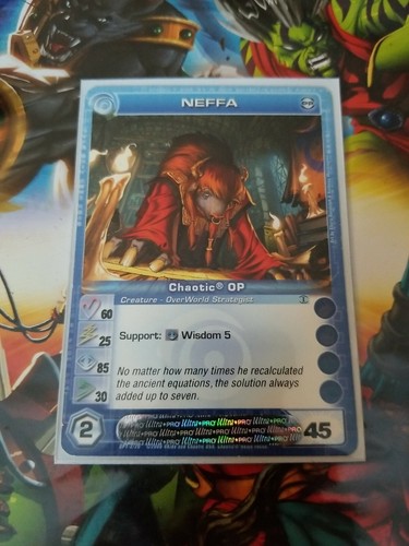 CHAOTIC NEFFA ORGANIZED PLAY OP PROMO NEAR MINT UNUSED CODE MAX C, E | eBay