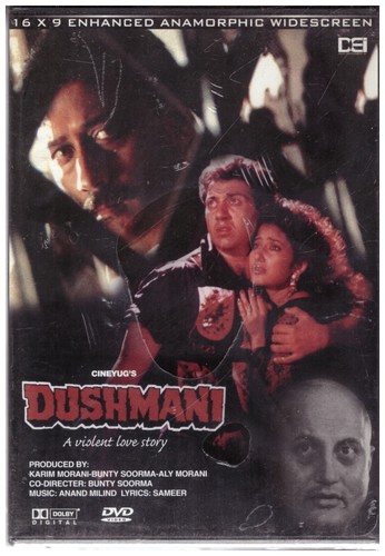 Dushmani - sunny Deol , jackie Shroff [Dvd] DEI Released 1st Edition | eBay