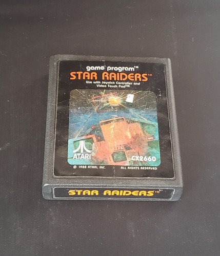 ATARI 2600 Star Raiders Picture Label Video Game Tested VG | eBay