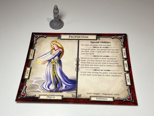 Talisman Prophetess Character Miniature - Revised 4th Edition Game ...