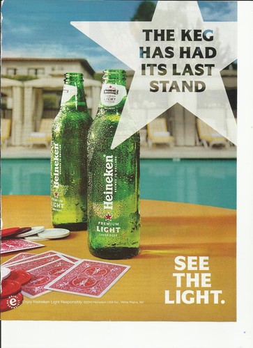 THE KEG HAD ITS LAST STAND - Heineken Beer - '10 Beer Ad | eBay