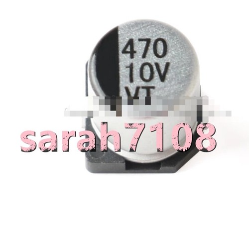 10PCS Aluminum electrolytic capacitor 10V 470UF volume 6.3*7.7MM SMD#YT ...