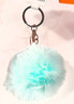 New Large Puffy Rainbow w Puff Balls Puffy Key Chain Keychain w/ Extra ...