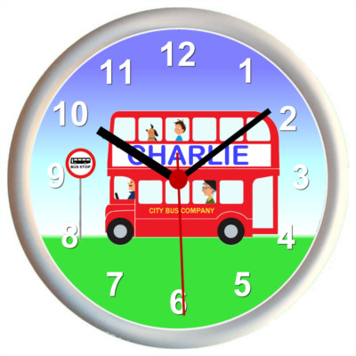 Bus Clock in Wall Clocks for sale | eBay UK