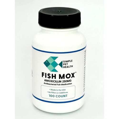 FOR FISH Aquariums & FISH Tank Fix AMoxil 250mg/100 CT Made in USA, USA ...