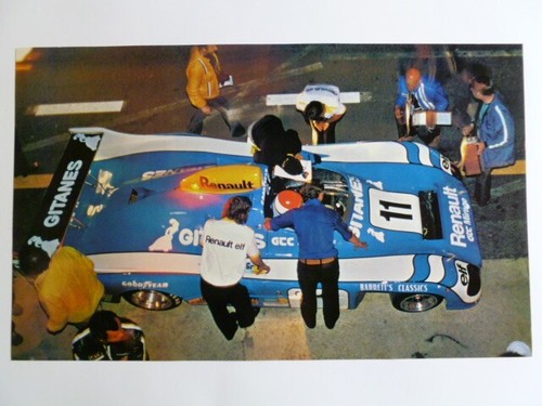 1979 Renault Gitanes Race Car Print, Picture, Poster - RARE!! Awesome ...