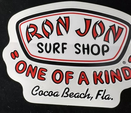 Ron Jon Surf Shop Cocoa Beach Florida Decal Bumper Sticker “One Of A ...