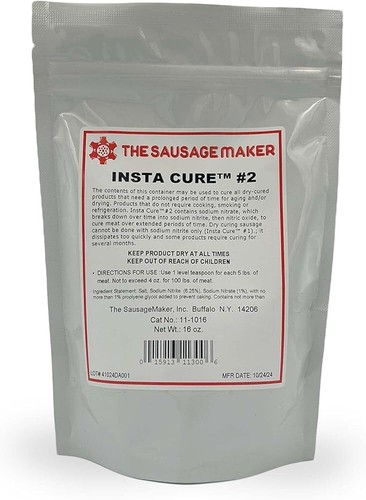Insta Cure #2, 1 Lb Pink Curing Salt, Prague Powder, Quick Cure For ...