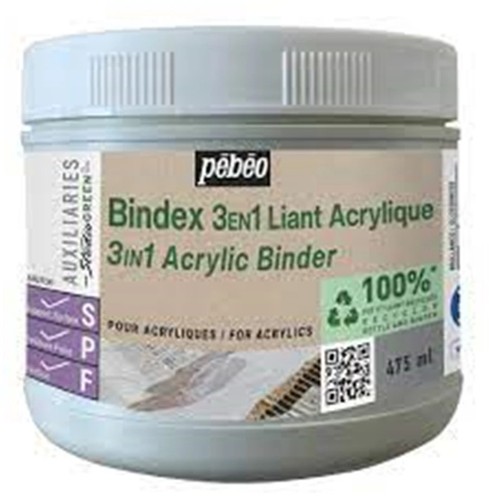 Bindex Acrylic Binder 3 In 1 Studio Green 475 Ml. | Pebeo | eBay