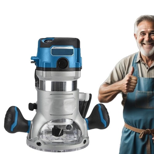 Hercules 2-1/4 HP (Max), Corded 12 Amp Variable Speed Fixed Base Router ...