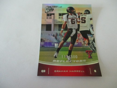2009 Press Pass Reflectors Rookie Graham Harrell Card #5 Serial #113/ ...