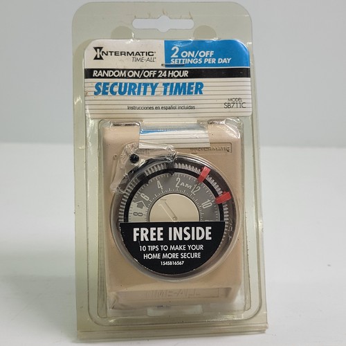 New Intermatic Time-All Timer SB711C Random ON/OFF 24 Hour Security ...