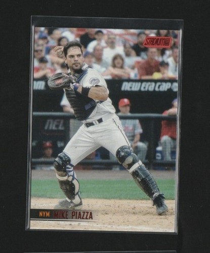 C2 2021 Topps Stadium Club Red Foil #154 Mike Piazza - New York Mets ...