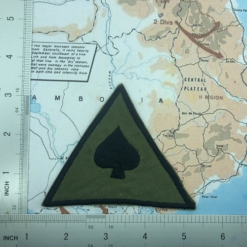 Patch , US Army Vietnam 3rd Brigade 1st Infantry Division Ace of Spades ...
