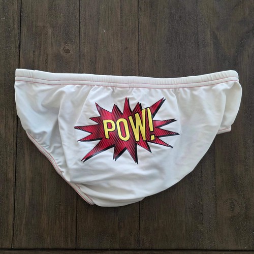 N2N Bodywear Vintage 2009 CB1 Comic Book Bikini Brief White Large | eBay