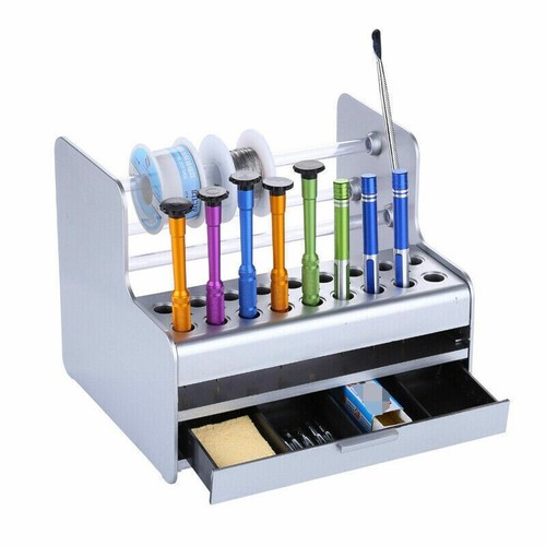 Desktop Tool Box Storage Organizer Rack Screwdriver Tweezer Electronic ...