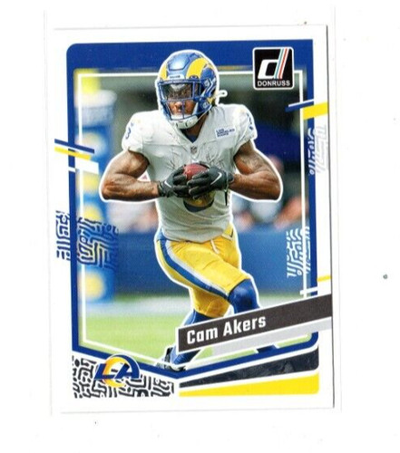 2023 Donruss Aqueous Test Cam Akers Parallel Card #164 Los Angeles RAMS ...