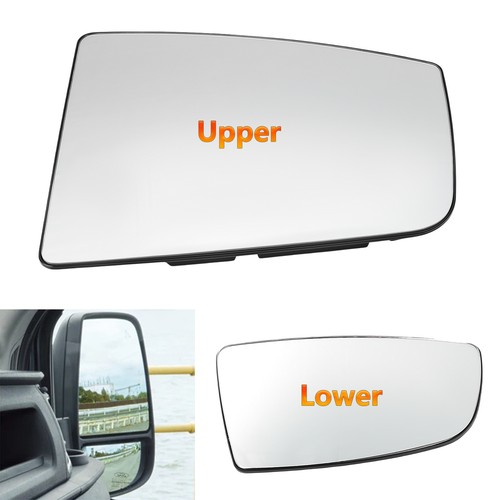 Upper & Lower Heated Mirror Glass For Ford Transit MK8 2014+ Driver ...
