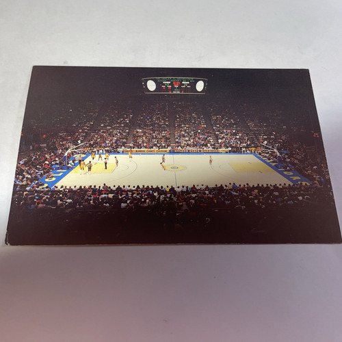 Postcard CA Oakland Coliseum Arena Golden State Warriors NBA Vs ? NOT ...