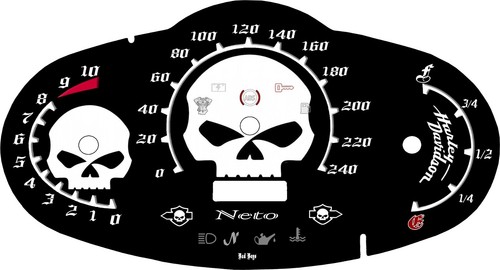 Harley Davidson V Rod VRSCR 04-06 HD Skull KMH | eBay