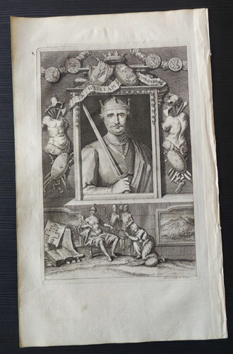 WILLIAM THE CONQUEROR VERTUE RARE ORIGINAL ENGRAVING C.1750 | eBay