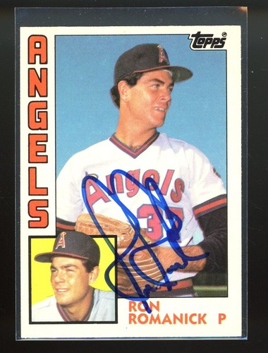 1984 Topps RON ROMANICK Signed Card autograph auto ANGELS | eBay