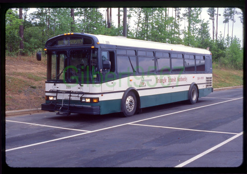 Triangle Transit Authority (NC) original bus slide # 2009 taken 2007 | eBay