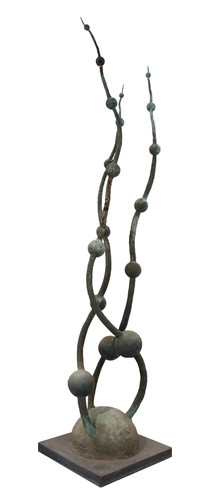 Bronze abstract sculpture "The Comet" by Richard Kalas | eBay