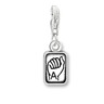 Sign Language Charm Pendant for Bracelets or Necklaces "R" 657258678187 ...
