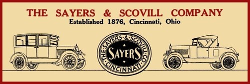Sayers & Scoville Autos of Cincinnati NEW Sign 16x48" USA STEEL XL Size ...
