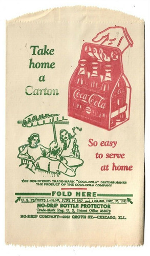 1942 COCA-COLA DRI SERVER OR NO DRIP NOS MINT TAKE HOME A CARTON | eBay