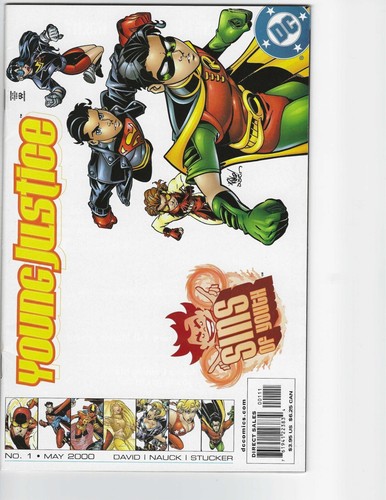 Young Justice: Sins of Youth # 1, 2000, Robin, Superboy, Impulse ...