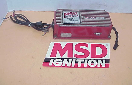 MSD 6AL 6420 Ignition Multi Spark Discharge Ignition As-Is For Parts or ...