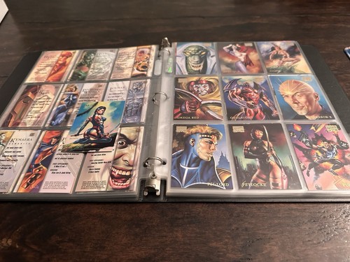 1996 Marvel Masterpieces Complete Set + Gold Gallery & Double Impact ...