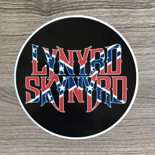 Lynyrd Skynyrd 4" Wide Vinyl Sticker - BOGO
